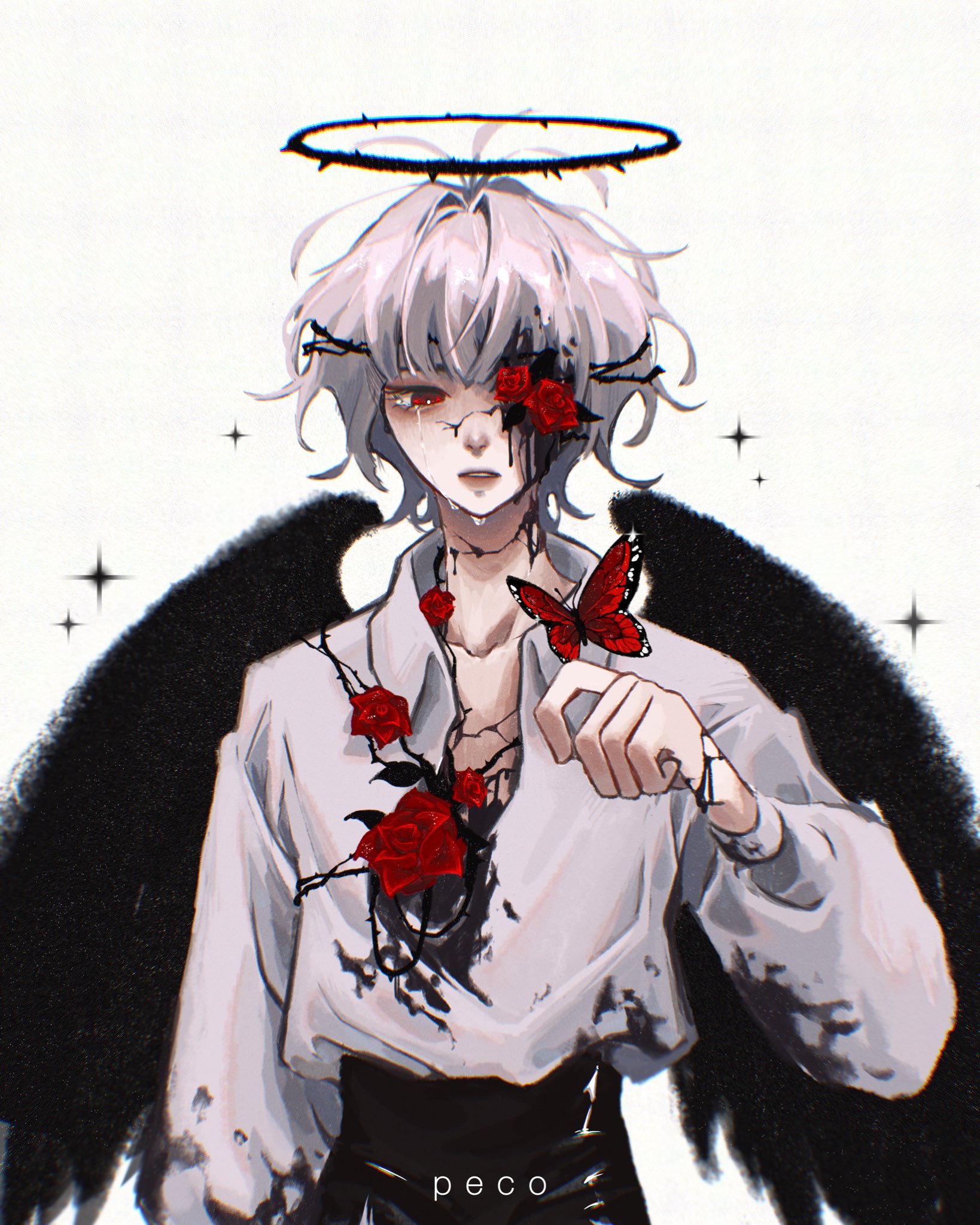 Anime Fallen Angel Boy