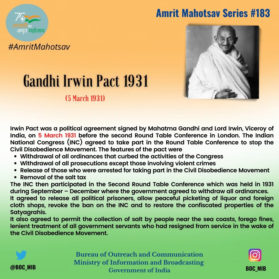 Lord Irwin And Mahatma Gandhi