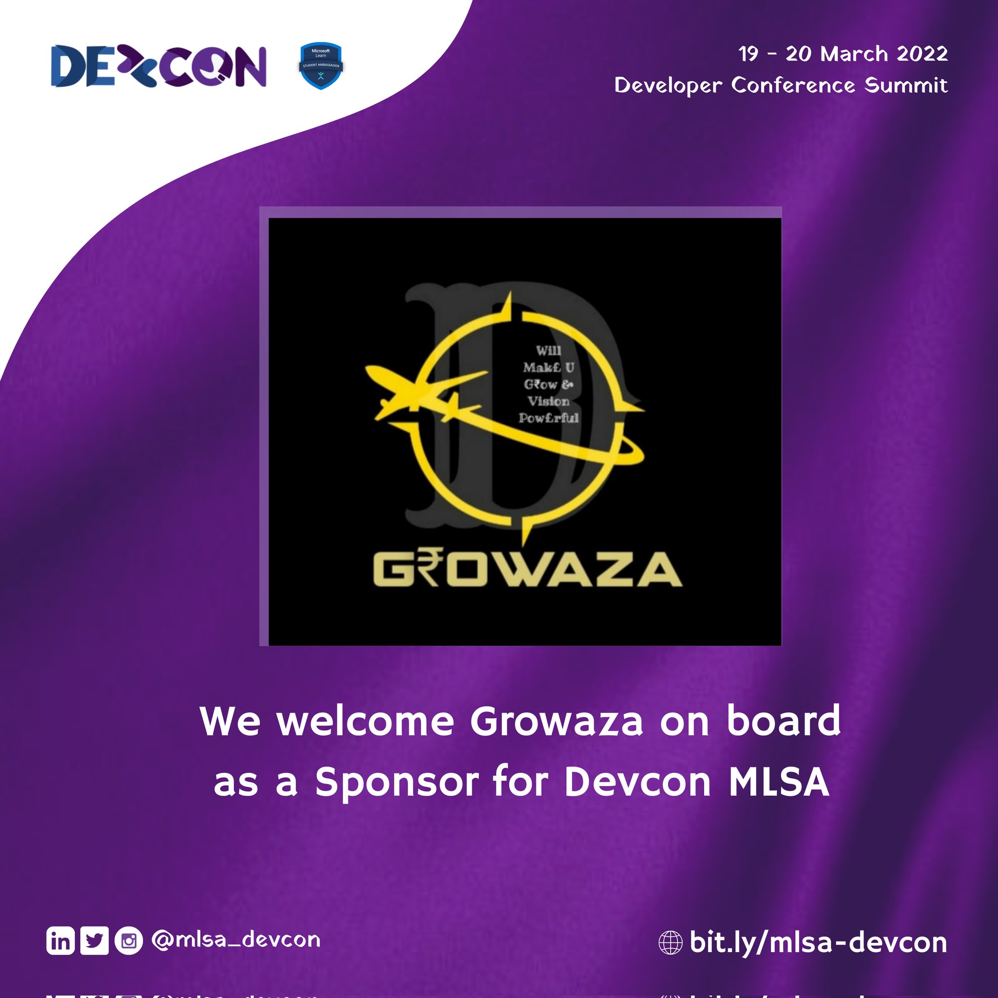 MLSA Developer Conference on Twitter: "The whole team of DEVCON is really grateful for the ...