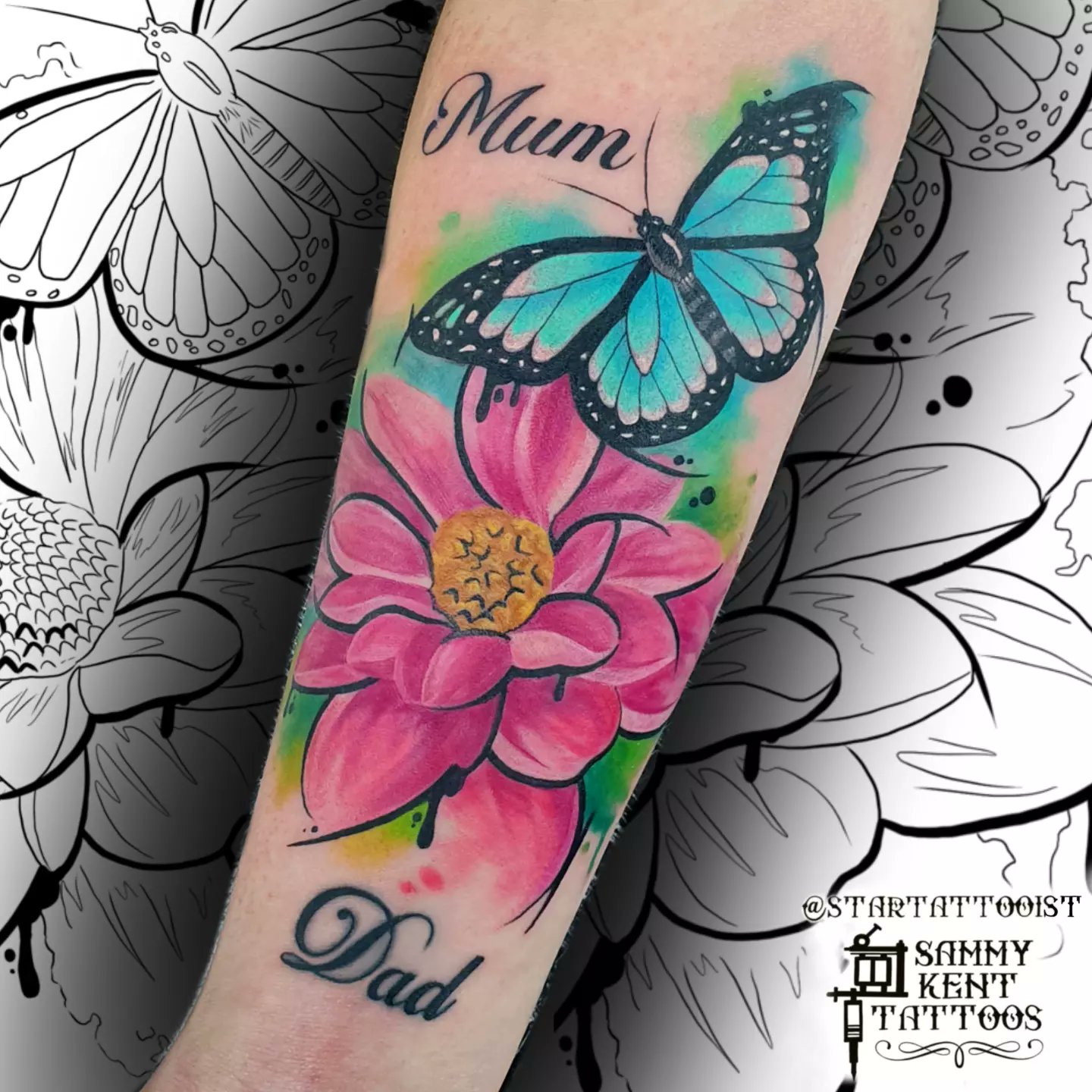 Watercolour Splat Tattoos Watercolor Tattoo Magic 60 Captivating