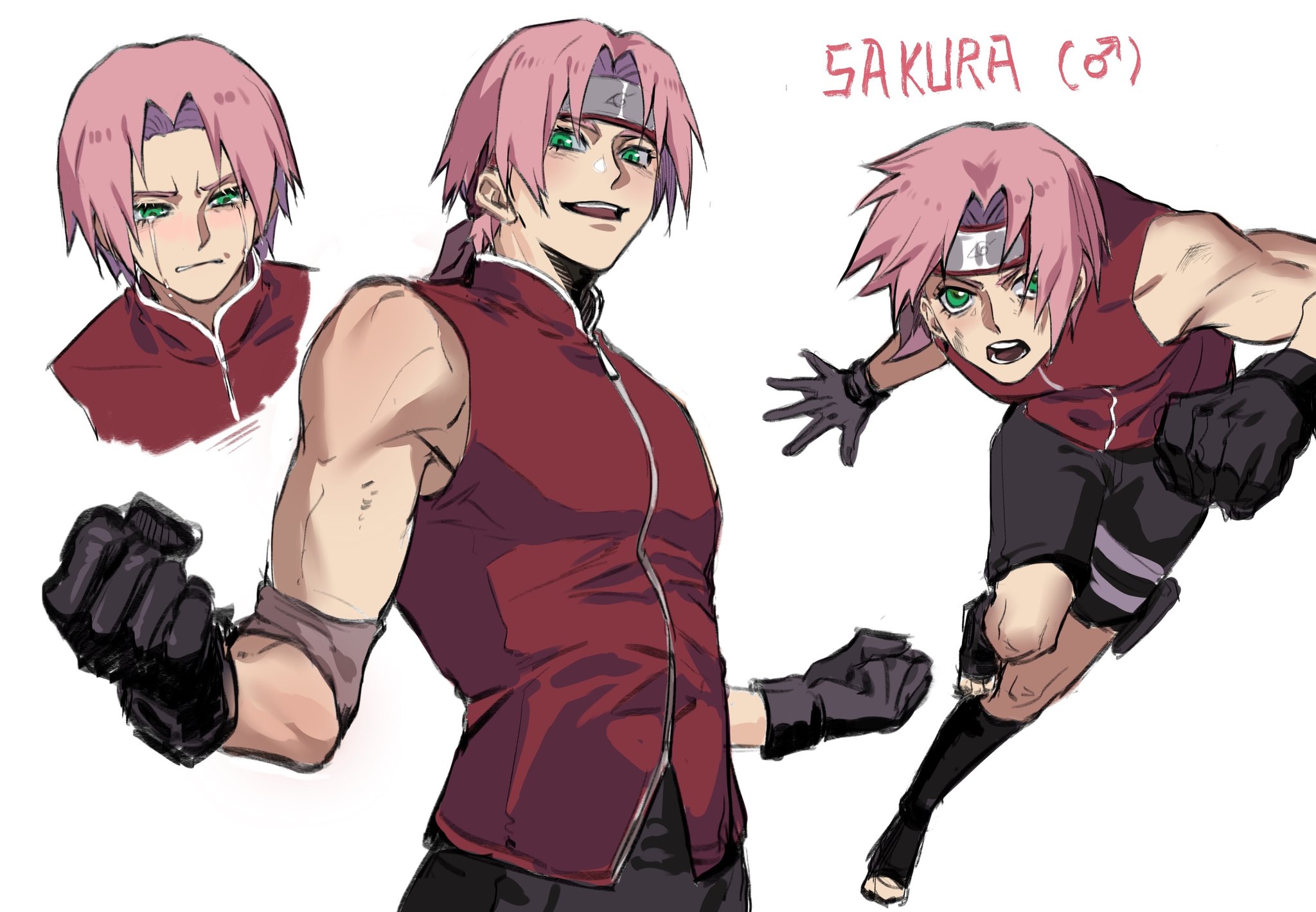 Sakura As A Boy