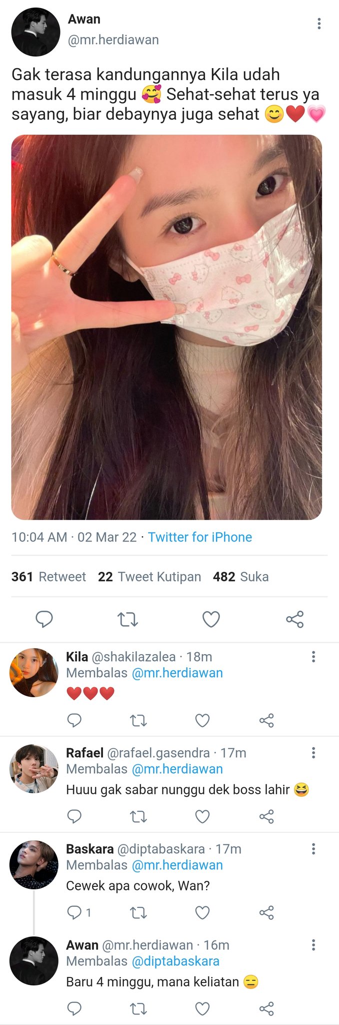 Lyra || mby au 📌 on Twitter: "287. 4 minggu https://t.co/AyQFpaihED" / Twitter