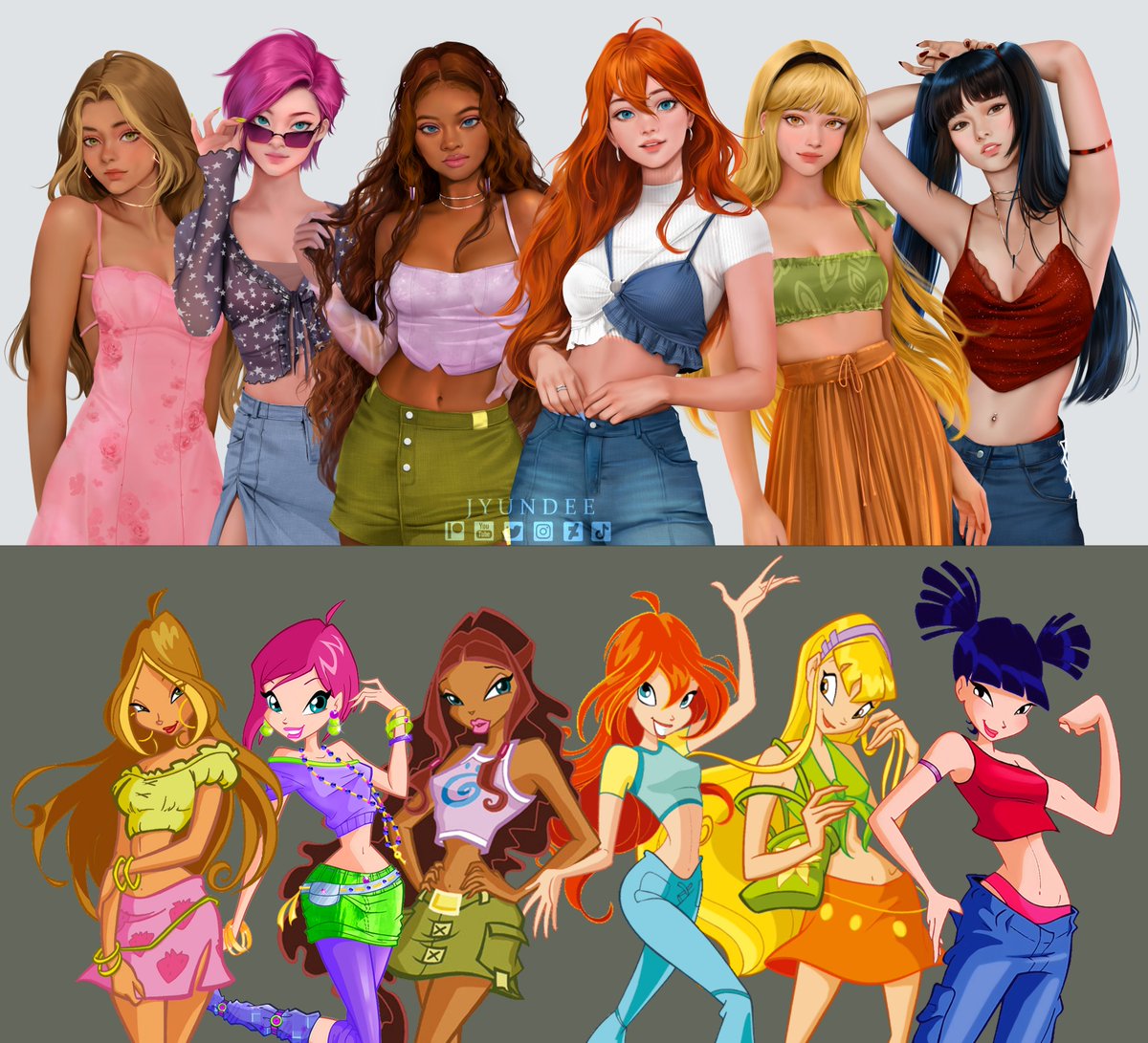 「Winx Club girls 」|Jyundee (commission open)のイラスト