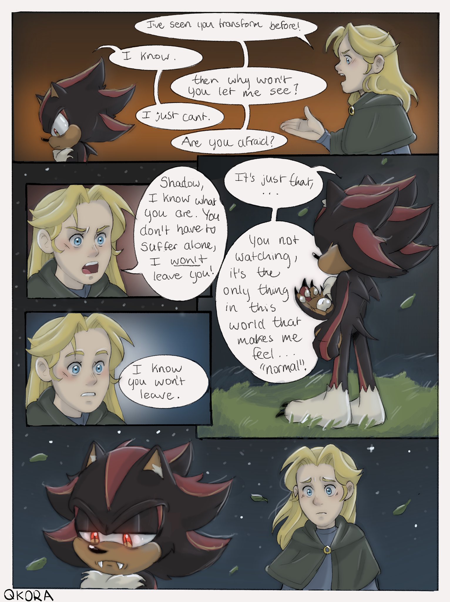 Shadow The Werehog Comic