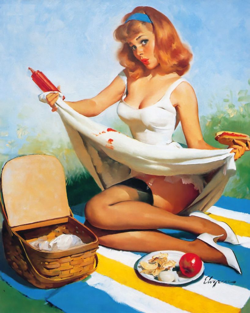 Sydney Urbanek on Twitter: "I love this subset of pin-up art by Gil Elvgren that's just Woman So ...