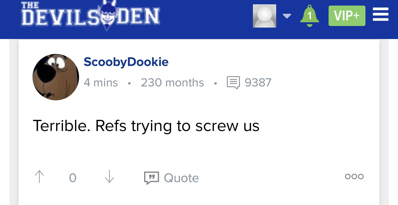 Message Board Geniuses on Twitter: "As always, #Duke is getting screwed by the refs. https://t ...