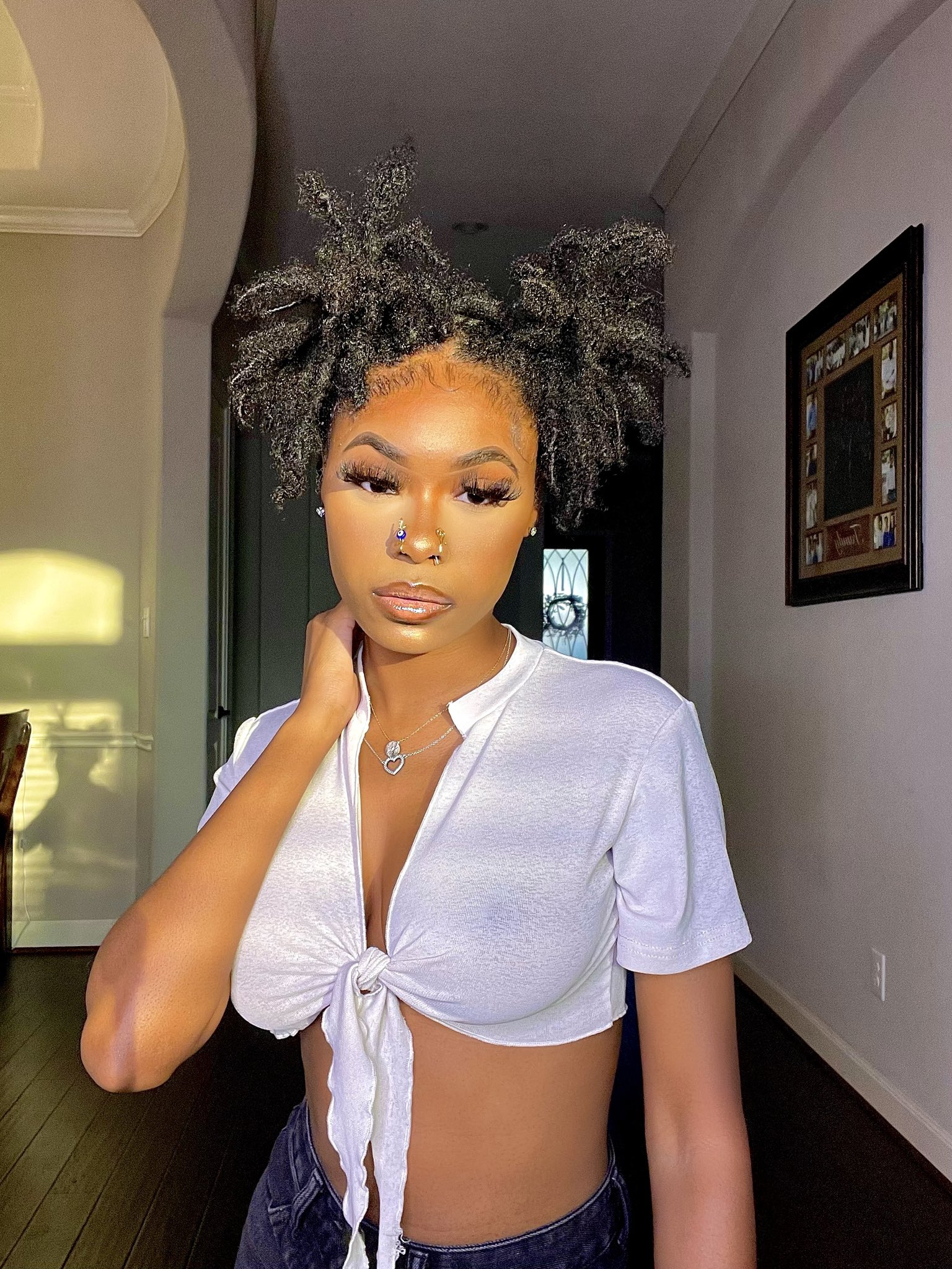 KYLA J. on Twitter: "just a girl n her frizzy locs…