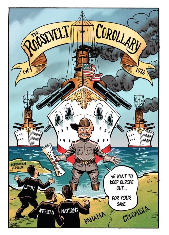 Roosevelt Corollary Cartoon