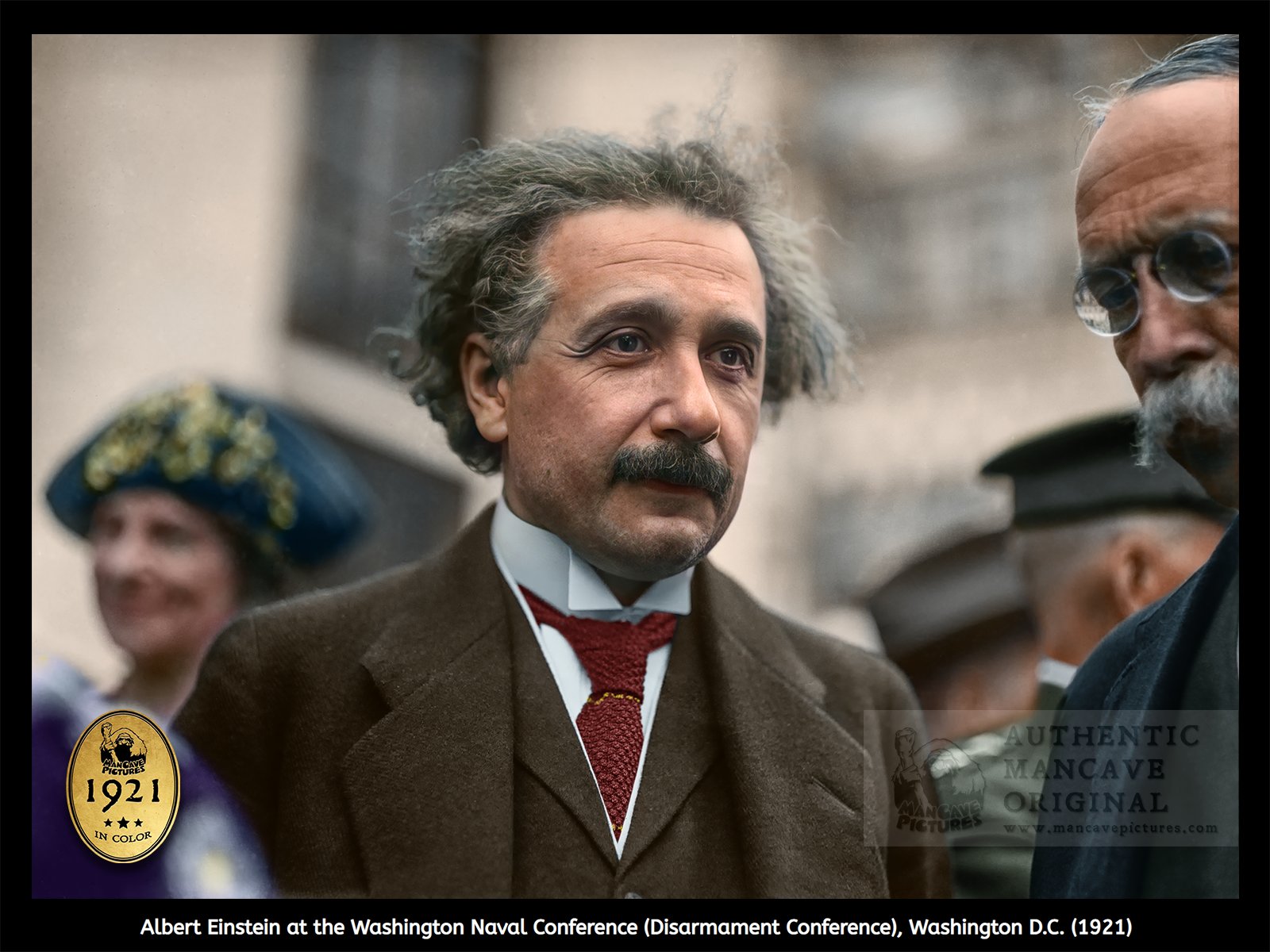 Albert Einstein In Color