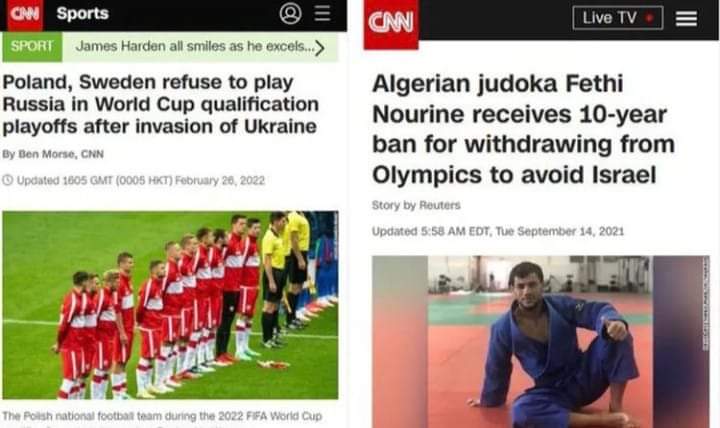 Inaa Garaad on Twitter: "Western hypocrisy and double standards #Russophobia #Palestine…