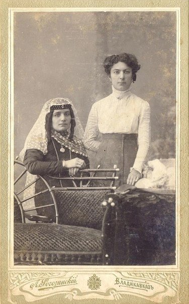 Family photos of Armenians from Vladikavkaz. Terek oblast (province ...