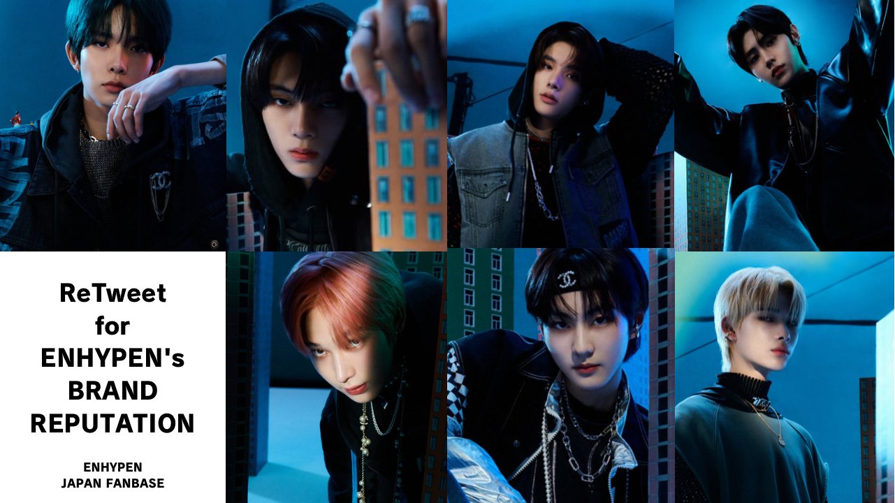 ENHYPEN JAPAN FANBASE on Twitter: "˗ˏ︎ 📈 Ⓔ︎Ⓑ︎Ⓡ︎ 🌸ˎ˗ このツイートをRTして #ENHYPEN のブランド力🆙⤴︎ #Always も引き続き ...