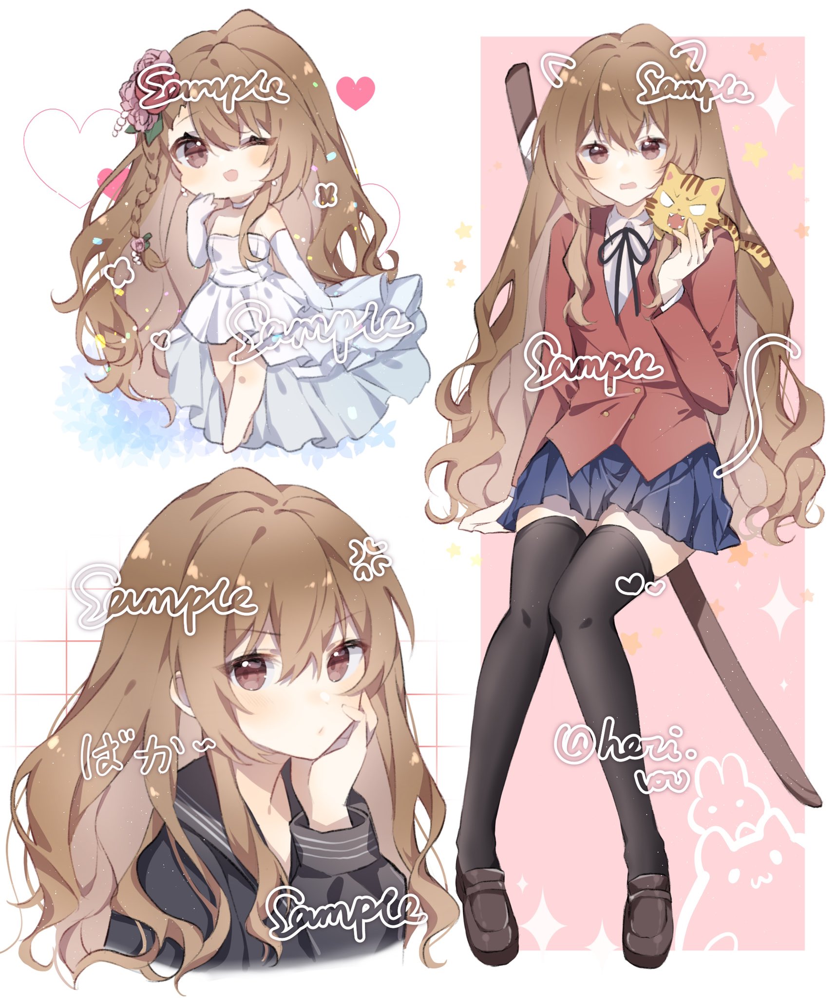 ♪Tsuruko🍥🍓 on Twitter: "新业务摸鱼页⁽⁽ଘ( ˙꒳˙ )ଓ⁾⁾画的是逢坂大河的稿 https://t.co/m9OCM9fDaa" / Twitter