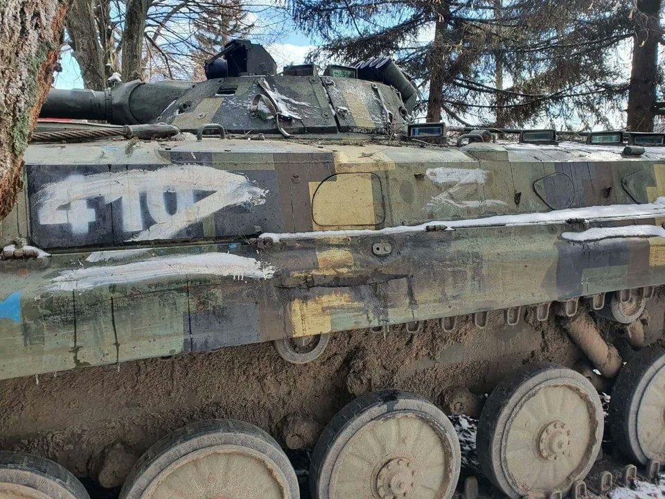 MilitaryLand.net on Twitter: "📷Russian forces captured two Ukrainian BMP-1s and one Vatra ...