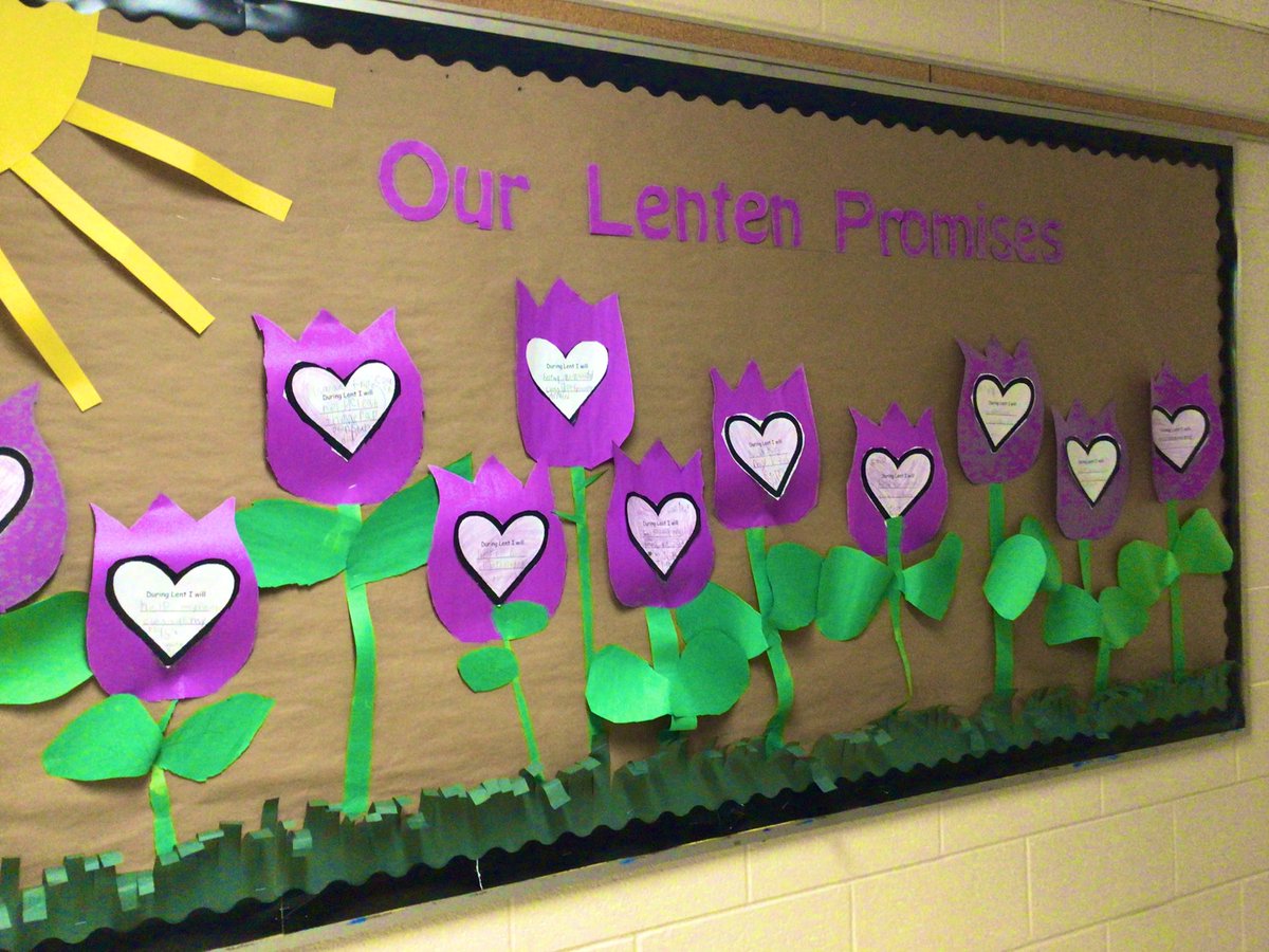 Lenten Promise Bulletin Board Ideas