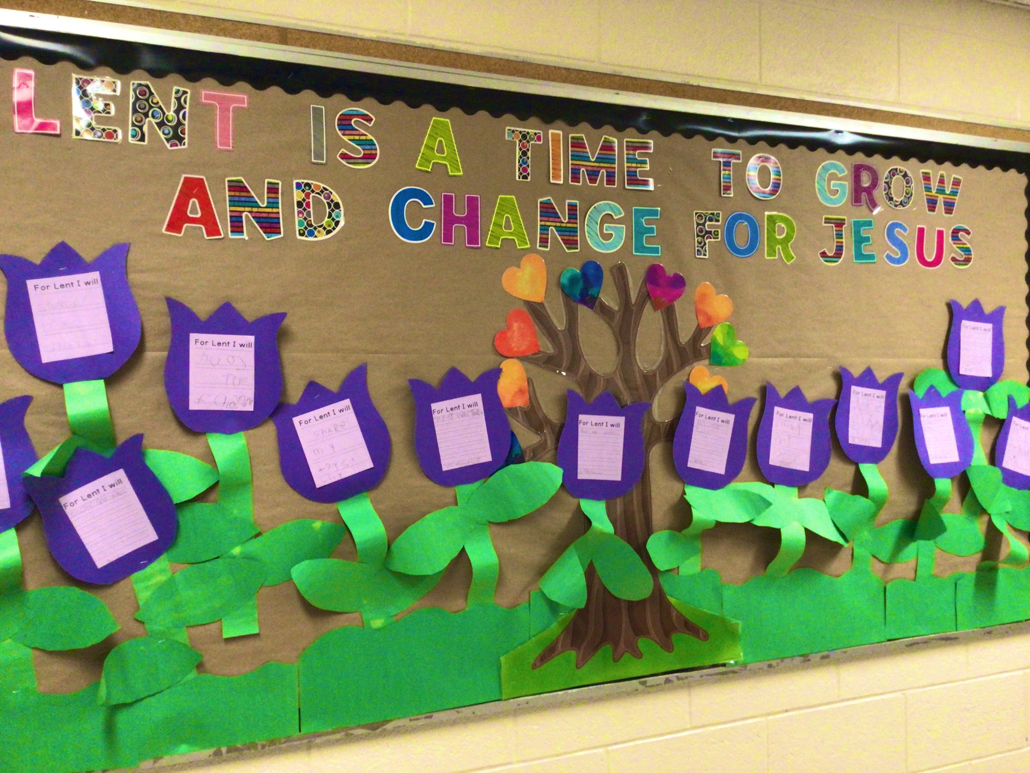 Lenten Promise Bulletin Board Ideas