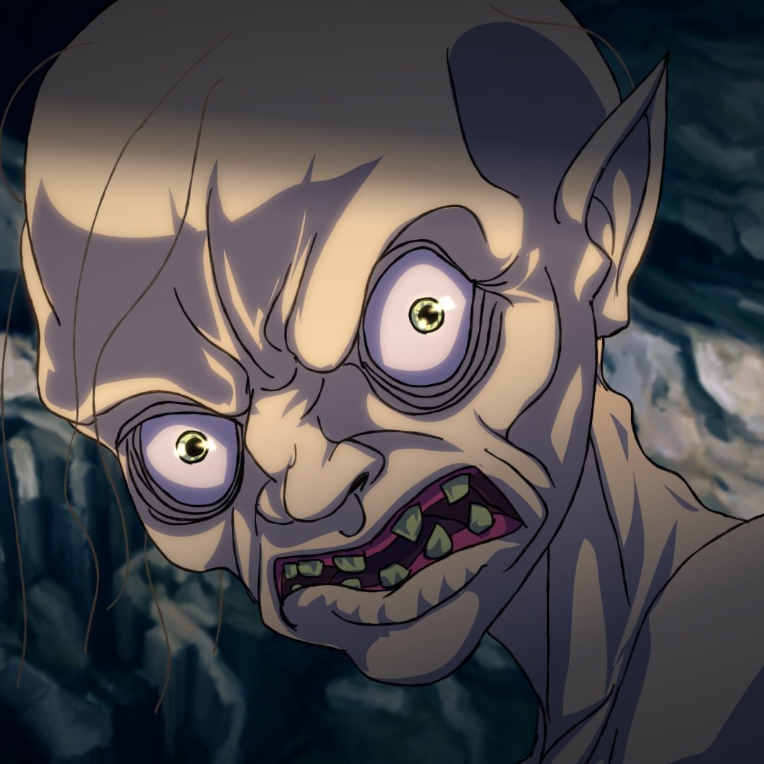 Gollum Cartoon Hobbit