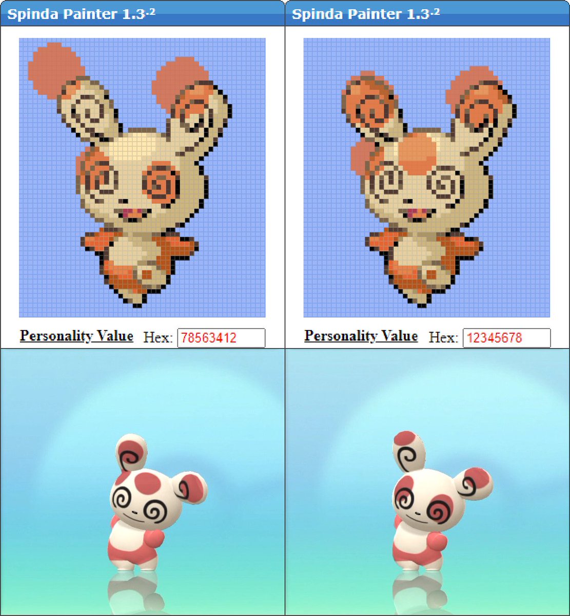 Spinda Patterns