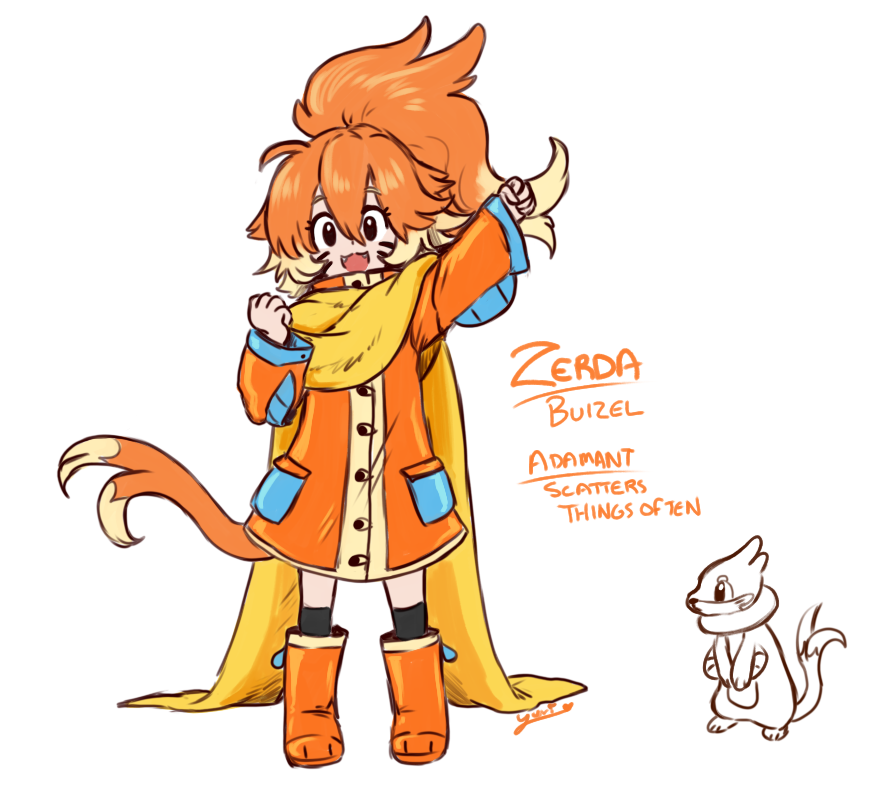 Buizel Gijinka