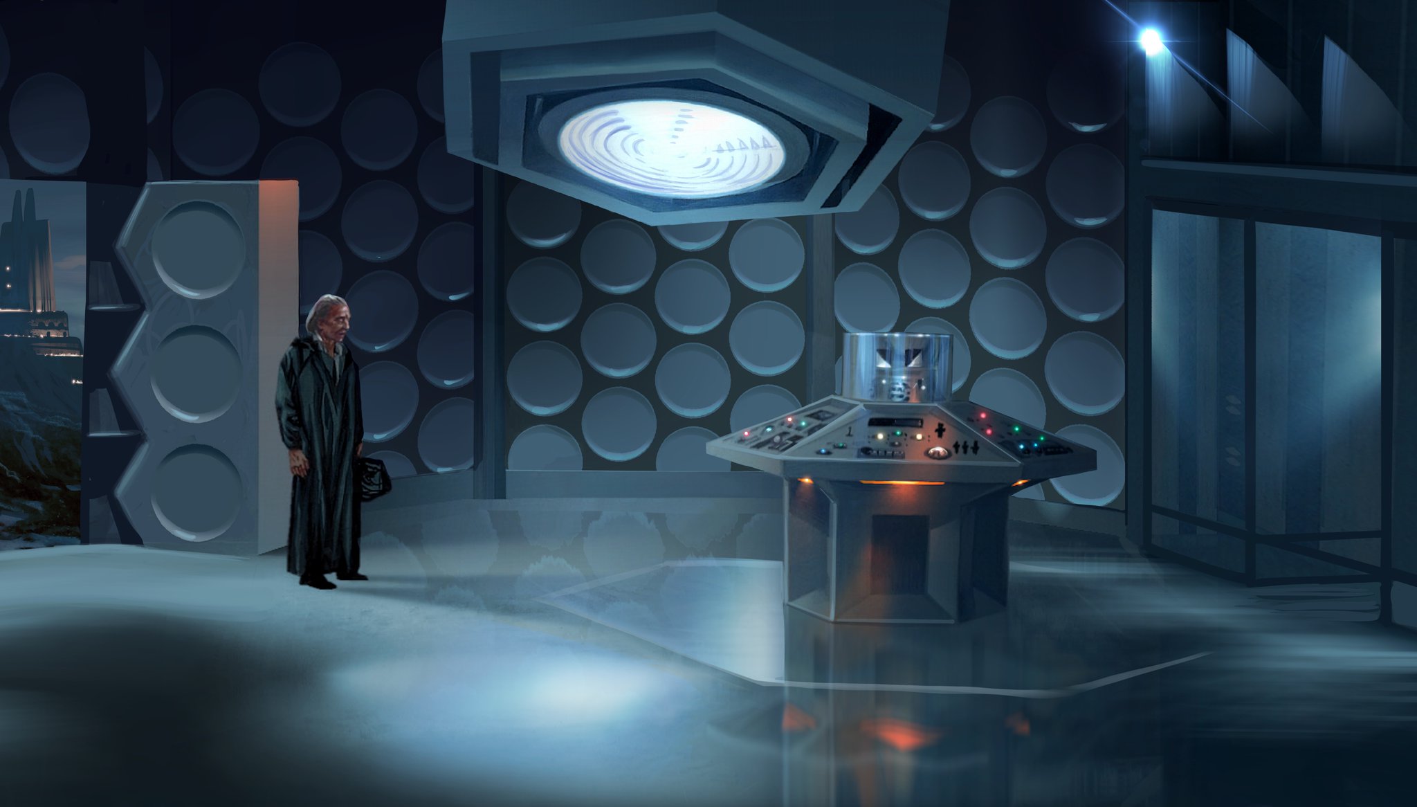 Tardis Console Wallpaper