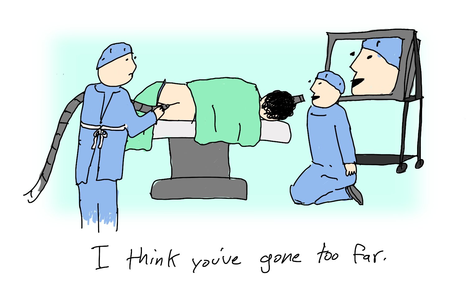 Colonoscopy Cartoon