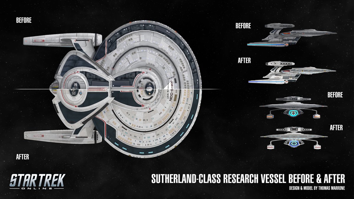 The Spaceshipper 🚀 on Twitter: "Star Trek Picard (S2, 2022): The Sutherland class is a new ...