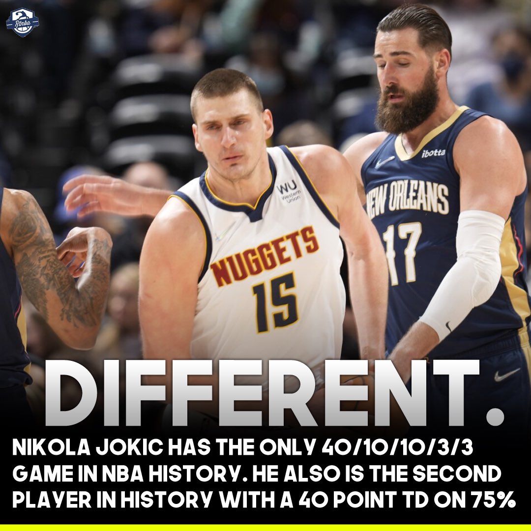 NBA Retweet on Twitter: "Nikola Jokic is different. 🔥…