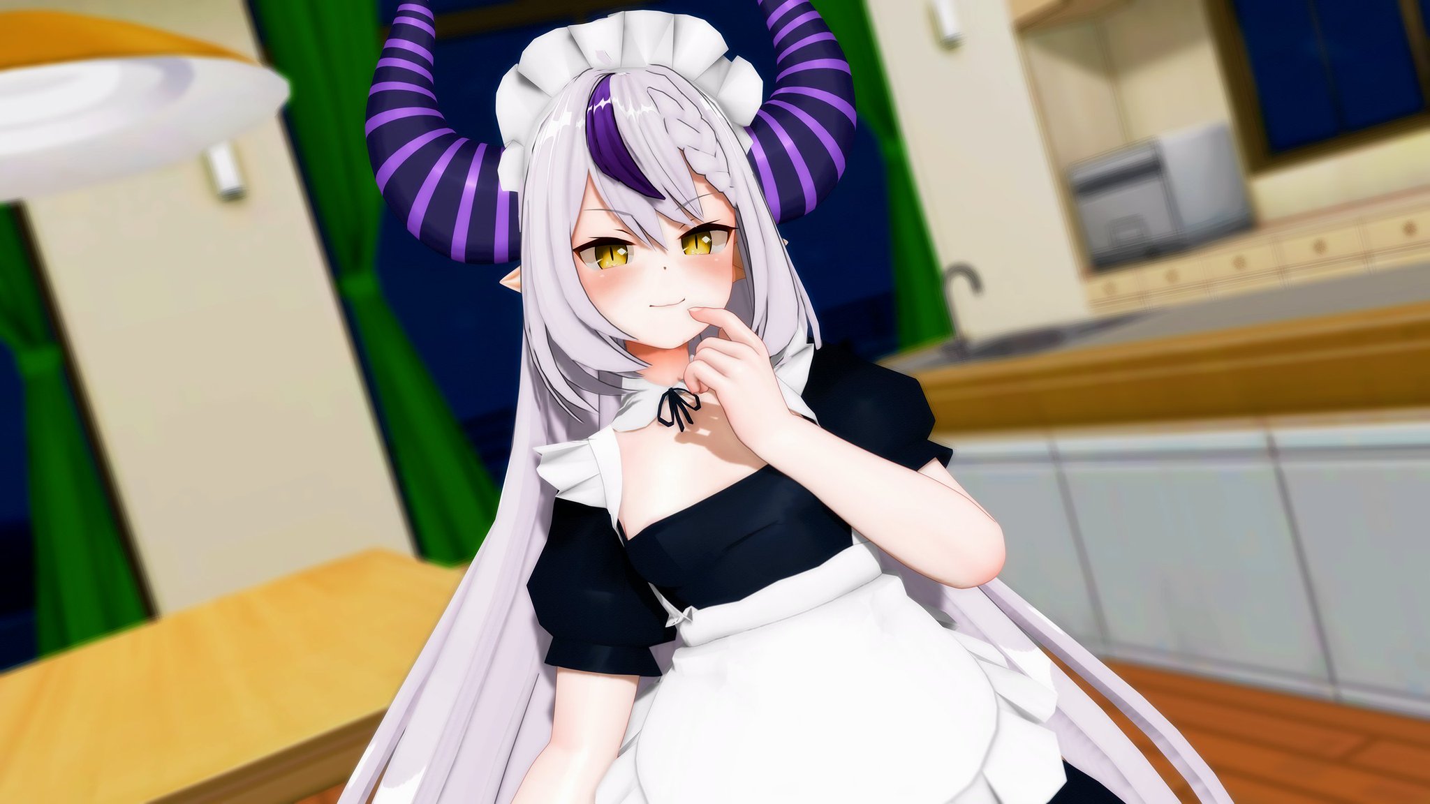 Loshi on Twitter: "Maid Laplus 💕 #COM3D2 #カスタムオーダーメイド3D2 #laplus_artdesu https://t.co/May67NJY2W ...