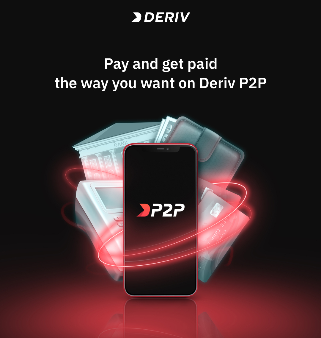 Deriv.com on Twitter: "New on Deriv P2P! Get money in and out of your Deriv account using your ...