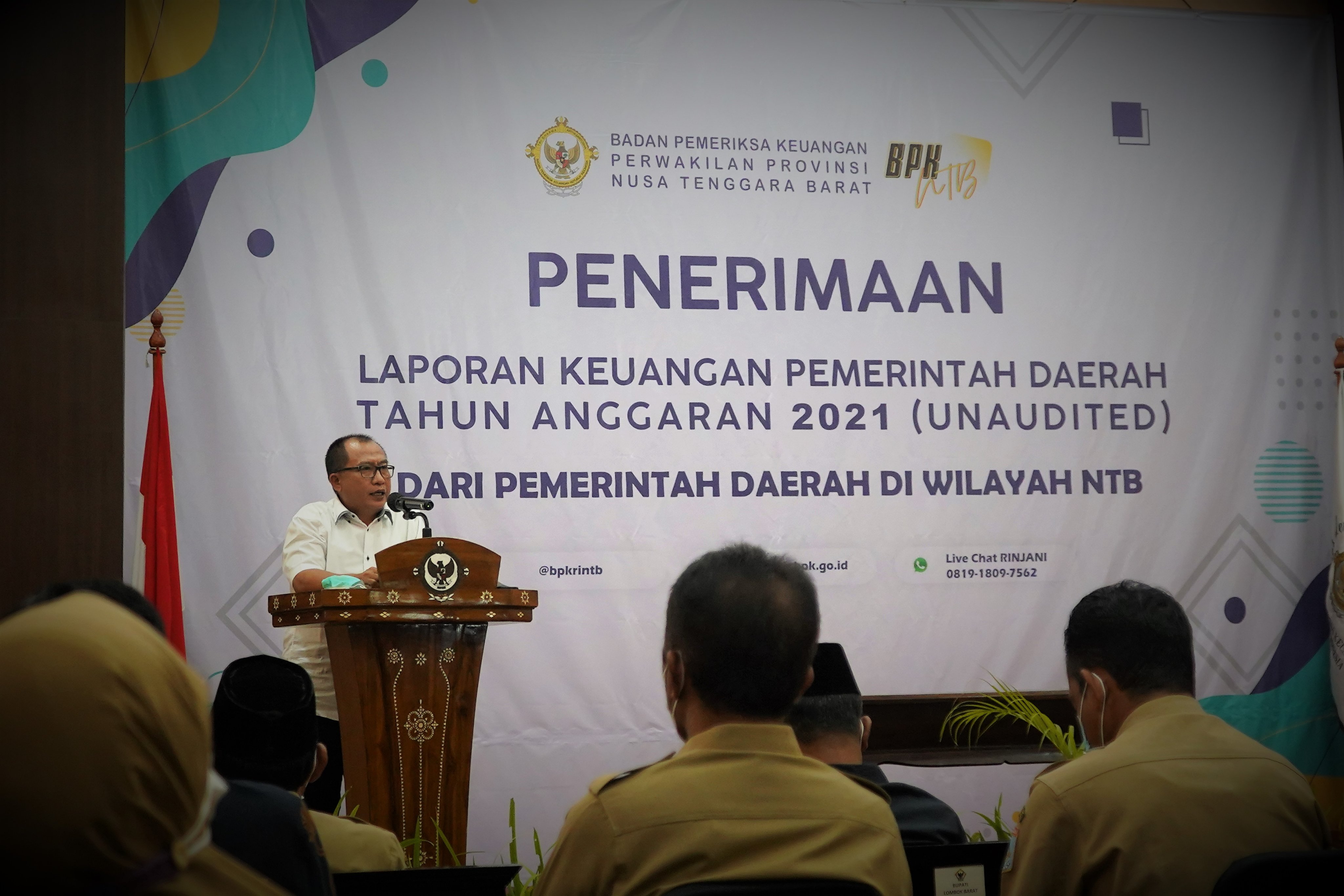 BPK NTB on Twitter: "BPK NTB menerima Laporan Keuangan Pemerintah Daerah Tahun Anggaran 2021 ...