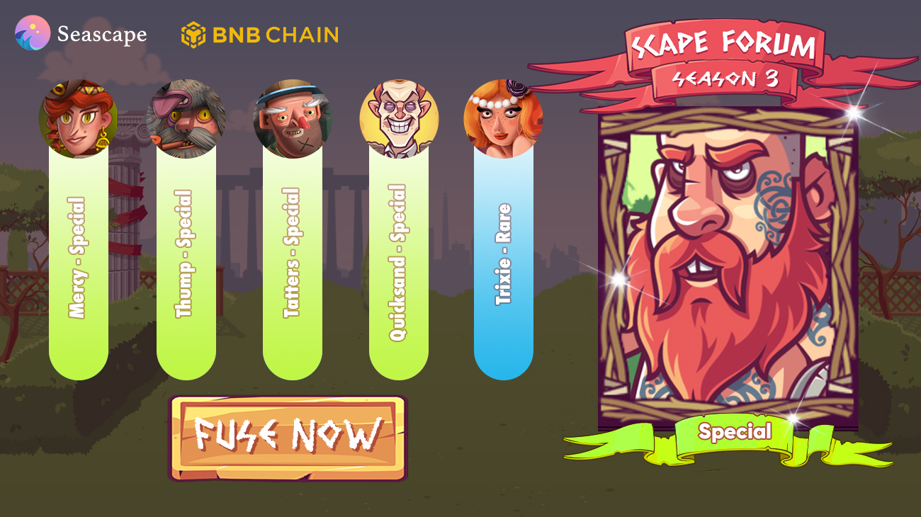 Seascape Network on Twitter: "⚔️ #ScapeForum Season 3 is on @BNBCHAIN! 💯 Scapes, Seascape's ...