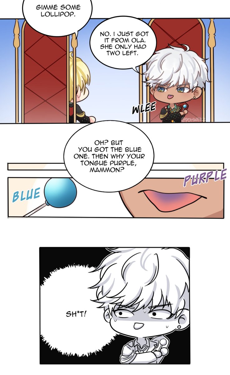 「Short comic ; Purple 🍭 [#obmプラス #obeyme #おべいみー #ObeyMeMamm」kiya 🍡の漫画