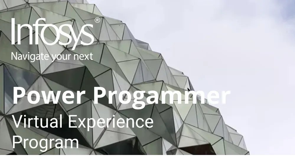 Forage on Twitter: "💻 The @Infosys Power Programmer Virtual Experience Program is now open for ...