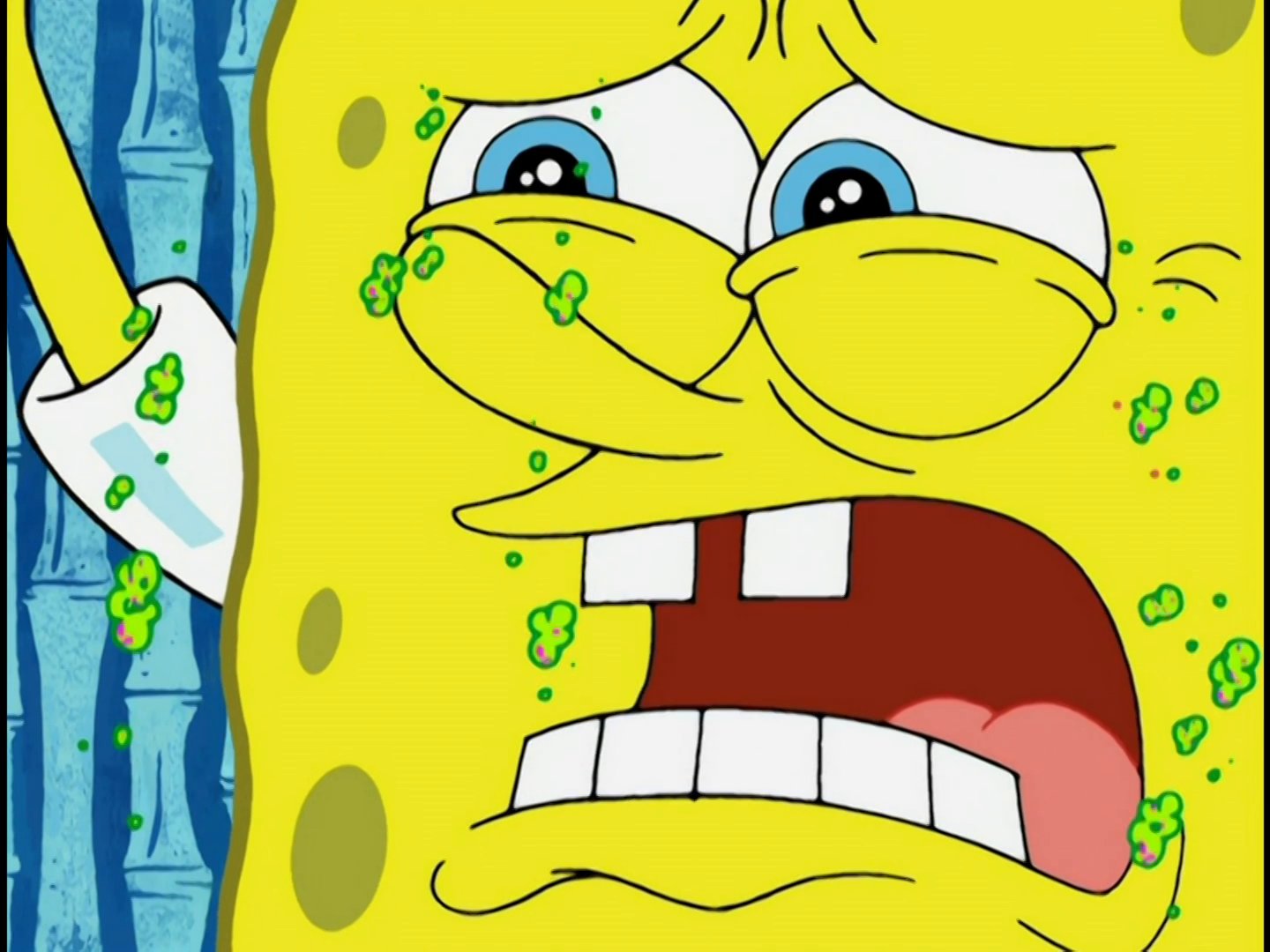 Spongebob Crying Happy Face