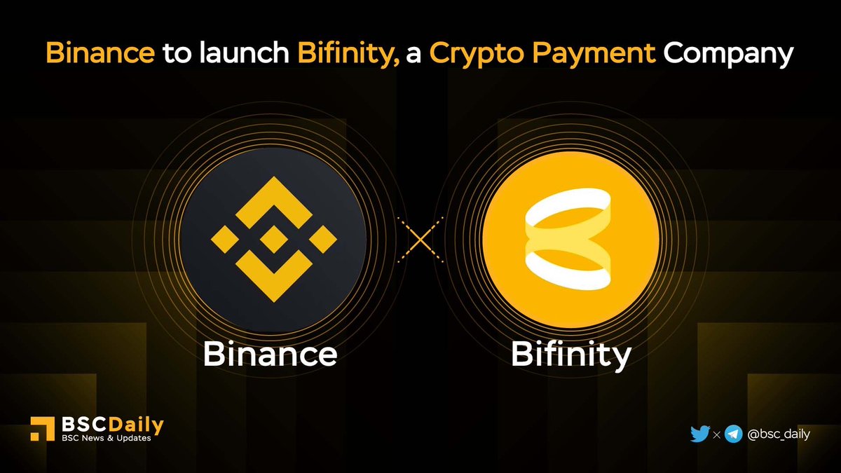 BSCDaily on Twitter: "🔥 @bifinity, a payments tech company power by @binance , is now live ...