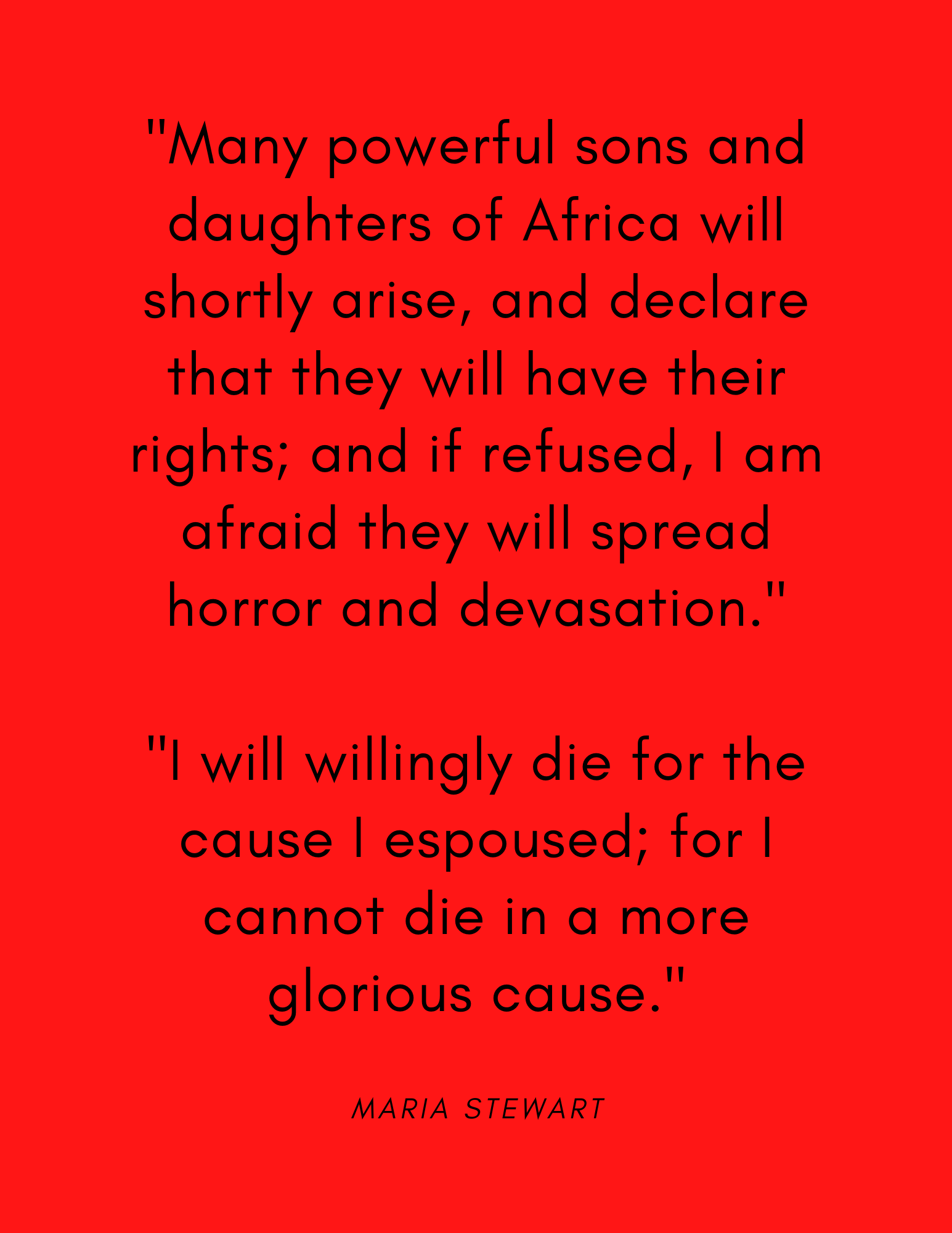 Maria Stewart Quotes
