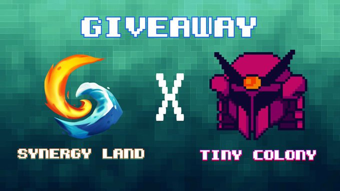 Synergy Land on Twitter: "⚡🎮 GIVEAWAY WITH TINY COLONY 🎮⚡ 🎁 x1 Synergian #2428 NFT🔥 To enter ...