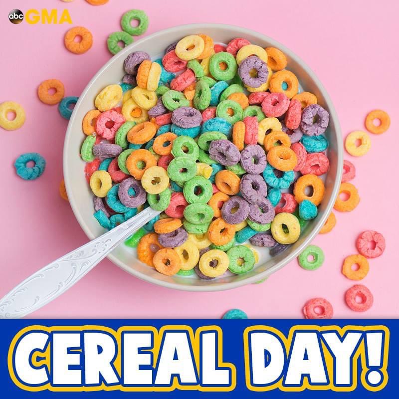 Alec Behan on Twitter: "Happy National Cereal Day! https://t.co ...