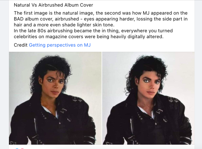 Michael Jackson Bad Album Art