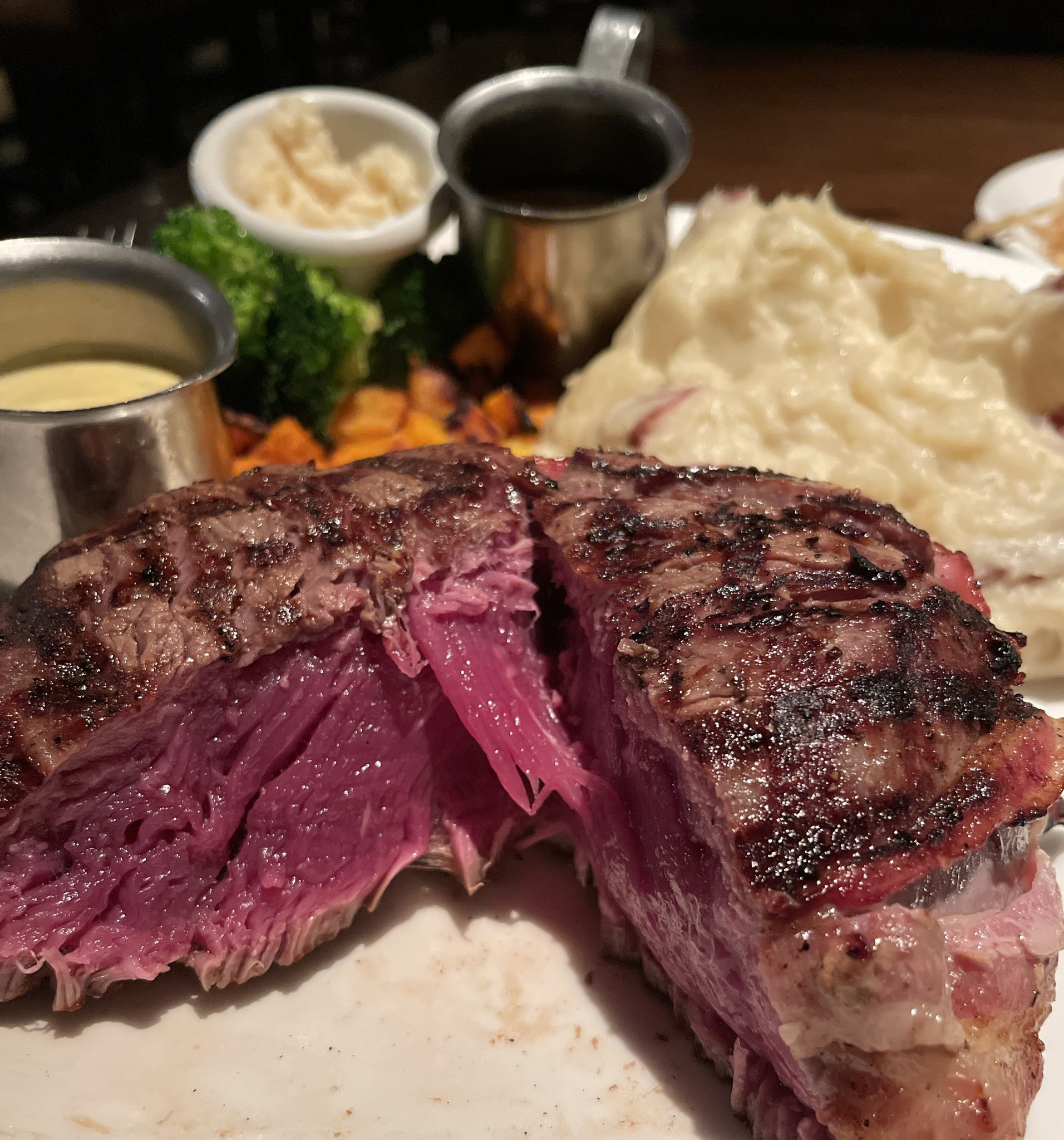 Blue Rare Steak Ribeye Steak PERFECT BLUE RARE | Akbar's Choice 🥩