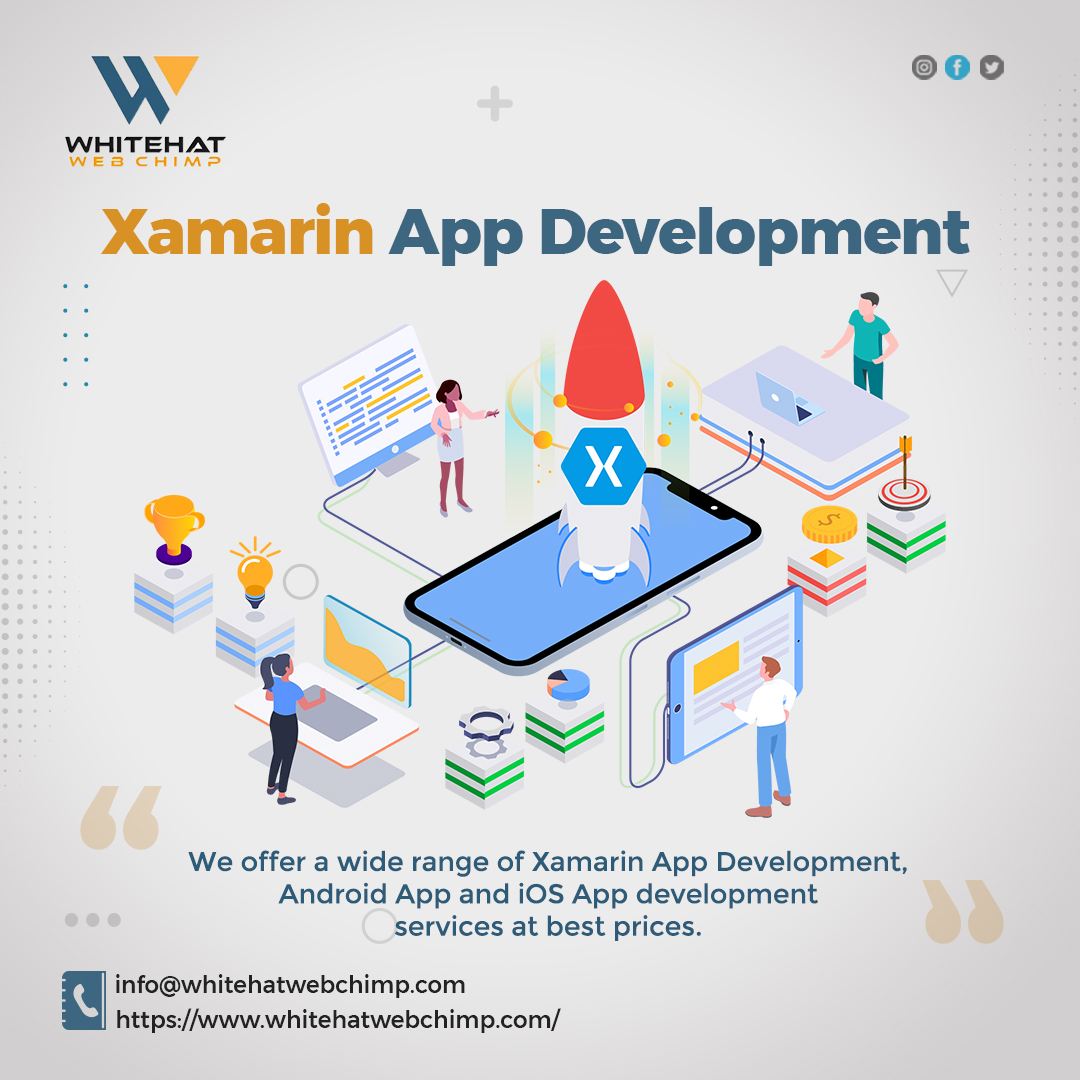 whitehat web chimp on Twitter: "We offer a wide range of Xamarin App Development, Android App ...