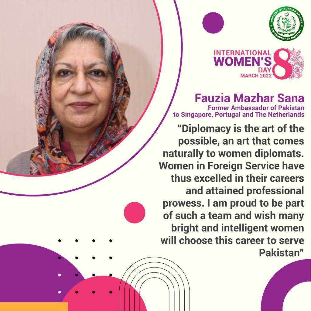 Spokesperson 🇵🇰 MoFA on Twitter: "💬: Message by Her Excellency Ambassador Seema Illahi Baloch on ...