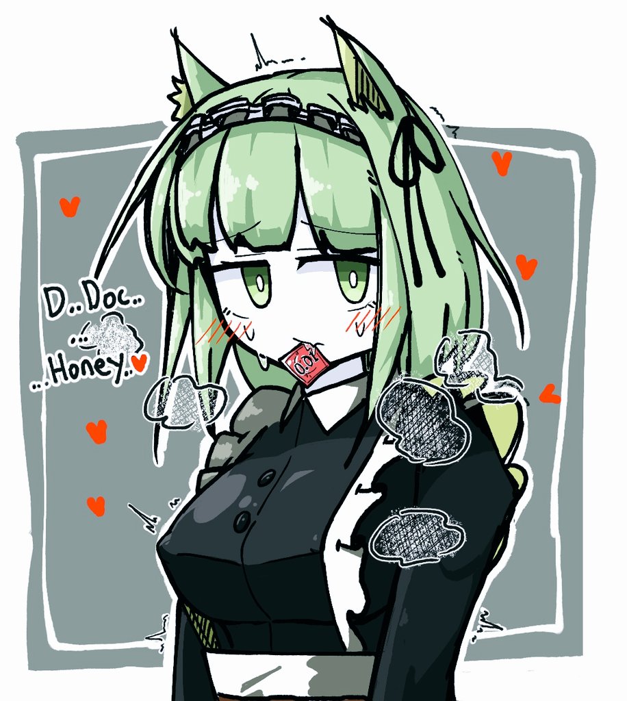 Villain HAKASE ( ビーレン博士 ) on Twitter: "Arknights kal'tsit - " Honey im Horny♥ " https://t.co ...