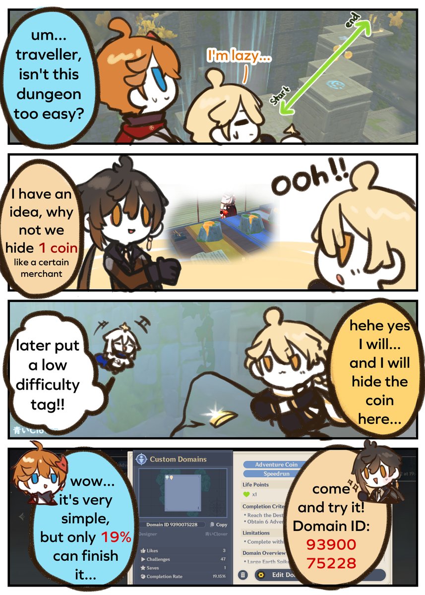 「Evil Aether making a simple yet low completion rate dungeon 」青いClover ...