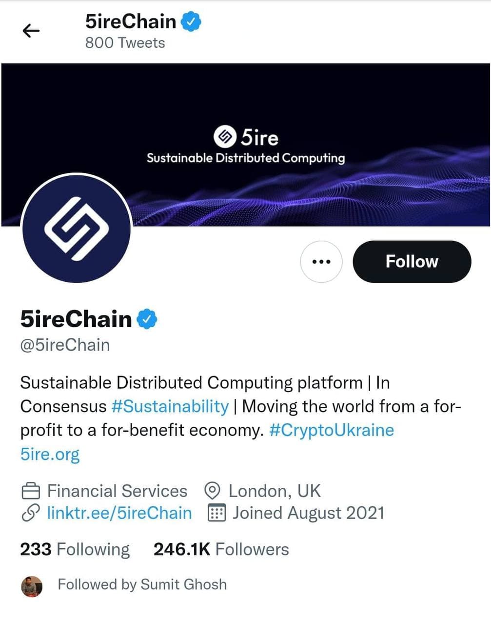 BSClaunch ᴸᵃᵘⁿᶜʰᵖᵃᵈ on Twitter: "RT @5ireChain: We are now verified on Twitter! 🥳 Follow Us For ...