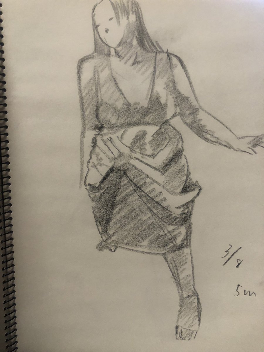 「べーん #まあまあクロッキー 」中川@生肉の漫画