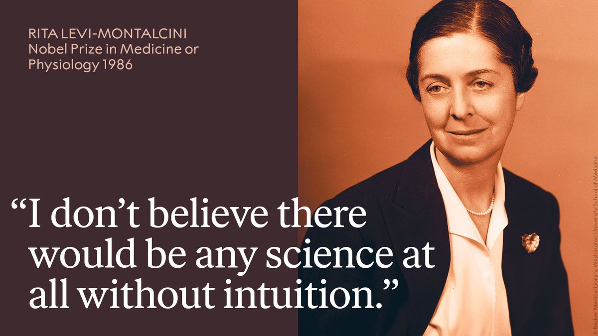 The Nobel Prize on Twitter: "Pioneering neurologist Rita Levi ...