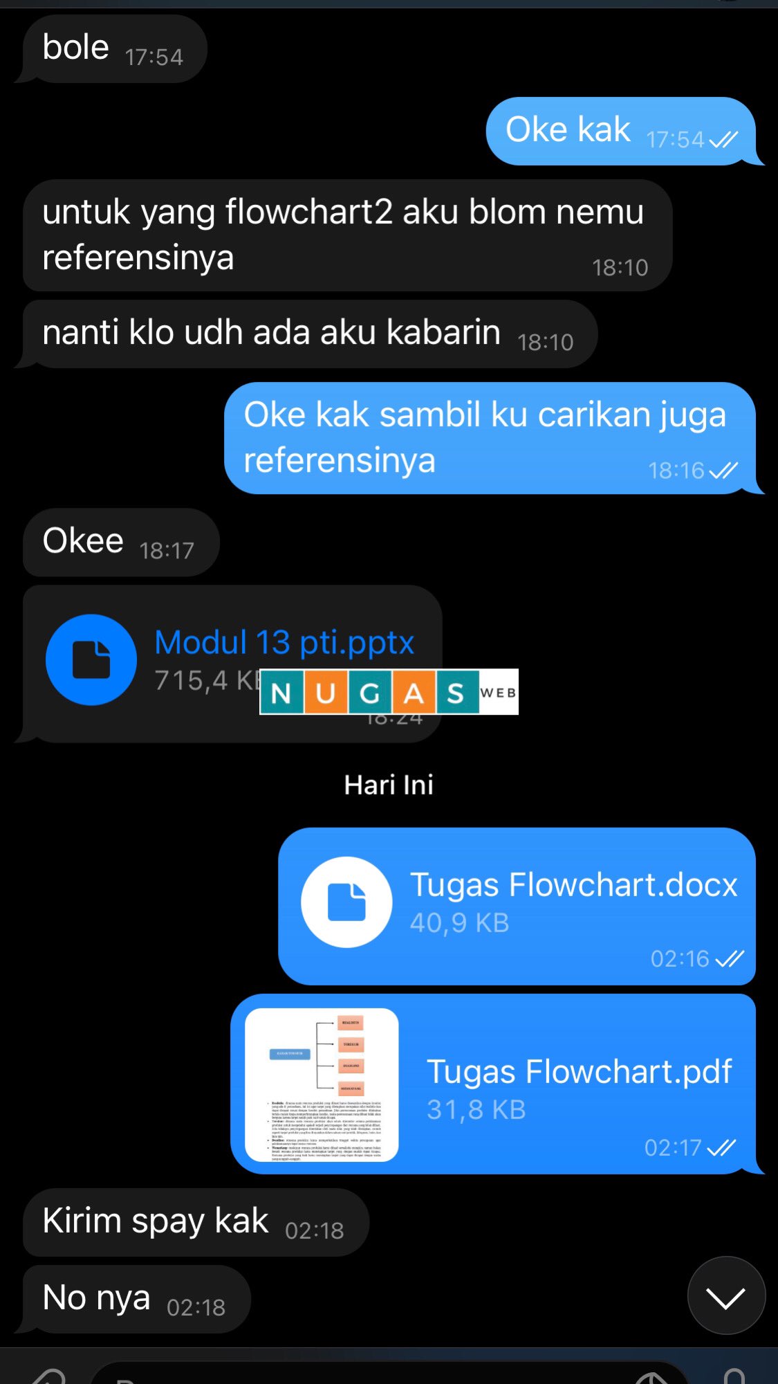 Joki Tugas | All Matkul on Twitter: "Btw ini terakhir ya ges ngirim ...