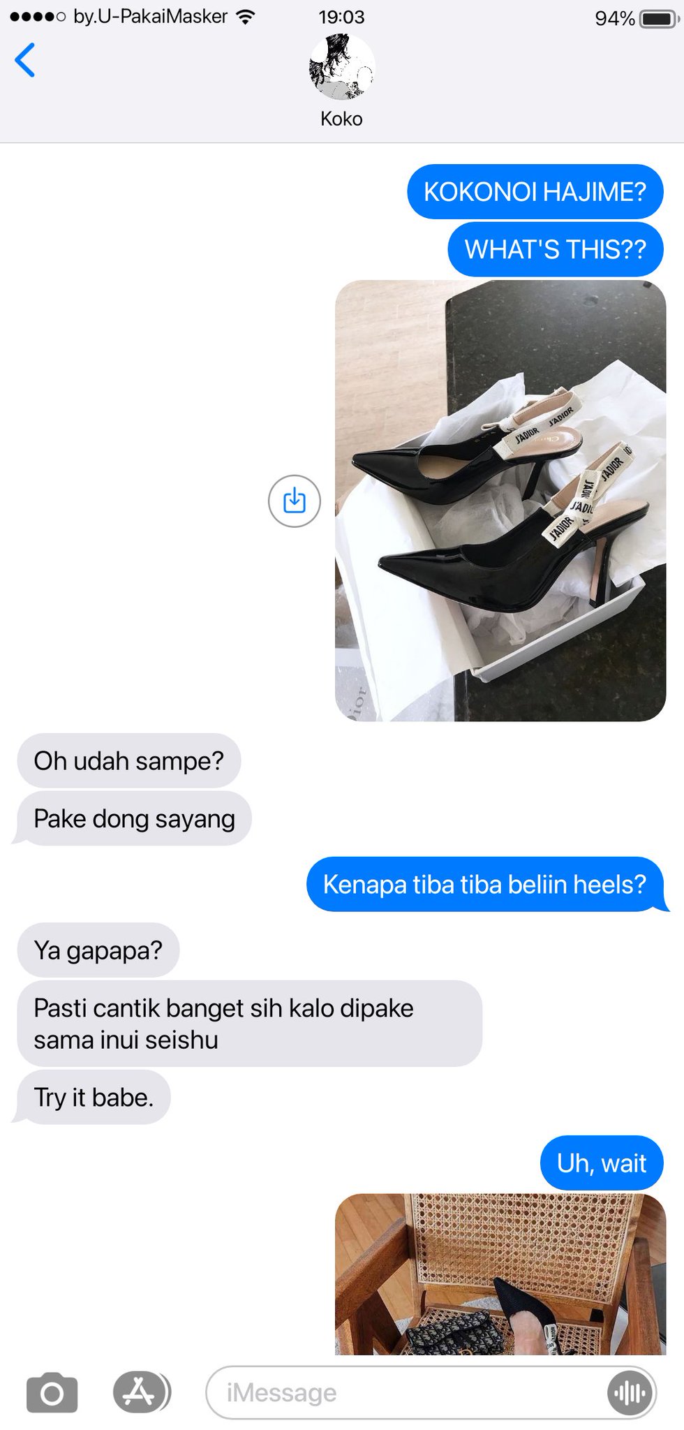 Lan on Twitter: "#kokonui few tweets Au Agenda koko menghamburkan uang buat pacarnya 1. Heels ...