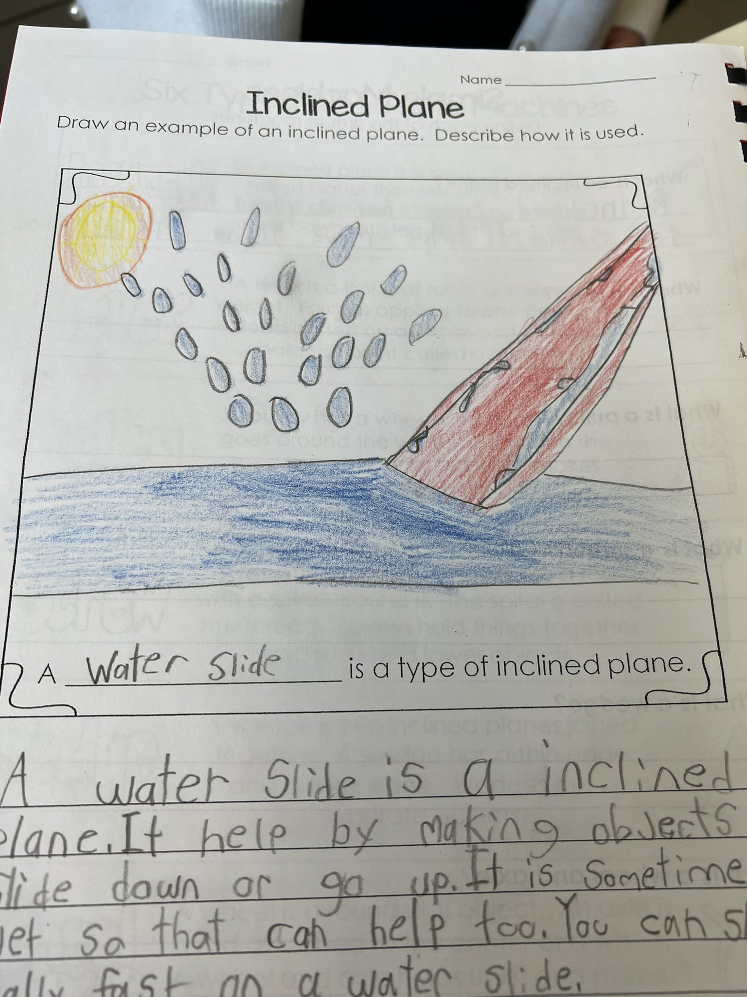 Simple Machine Inclined Plane Examples